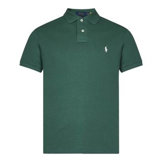 Polo Ralph Lauren Homme, Tops, Vert, Taille: L Polo vert avec broderie de poney