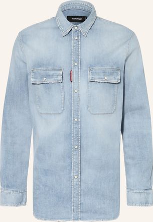 Dsquared2 Jeanshemd Regular Fit blau
