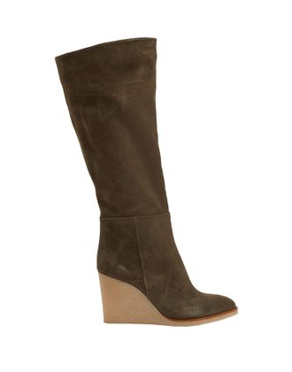 8 by YOOX SPLIT LEATHER ROUND-TOE PLATFORM BOOT