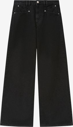 Isabel Marant Pantalon Lemony - Femme - Noir D&eacute;lav&eacute; - Taille 32 - Isabel Marant