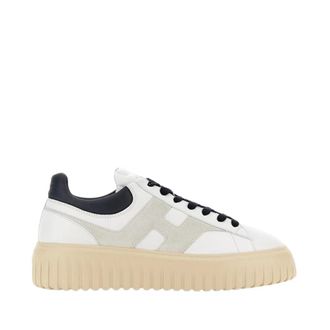 Hogan Homme, Chaussures, Blanc, Taille: 42 1/2 EU H-Stripes Allacciato H Spezzata