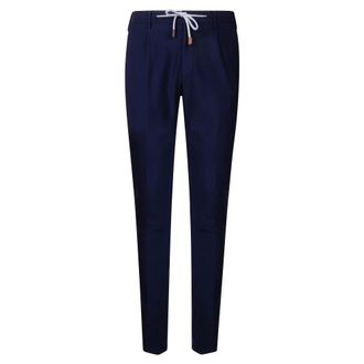 Eleventy Homme, Pantalons, Bleu, Taille: W36 Slim-fit Pantalons