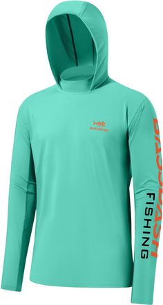 Bassdash Herren Kapuzenpullover Shirt Sonnenschutz UPF50+ UV Pullover Langarm Hoodie f&uuml;r Angeln Rash Guard