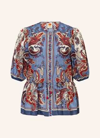 Farm Rio Farm Rio Blusenshirt Mit R&uuml;schen blau