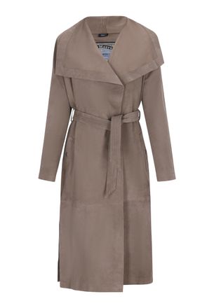 Dreimaster Dreimaster Mantel Frauen taupe grau