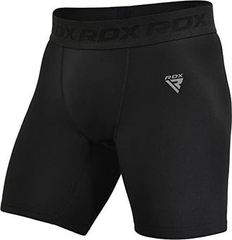 RDX Sports Short De Compression dEntraînement, Parfait Por Grappling,Sparring, Arts Martiaux, Cage Fight, Base Layer Thermique por Hommes Femmes Gym à Domicile F