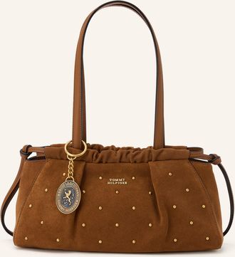 Tommy Hilfiger Schultertasche Mit Nieten braun