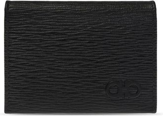 Ferragamo Homme, Accessoires, Noir, Taille: ONE Size Revival Gancini Card Holder