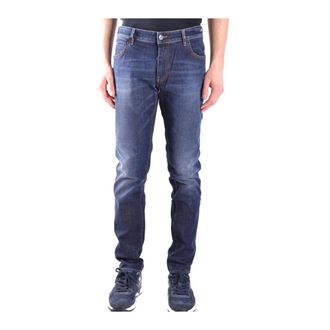 Paolo Pecora Robuste Zip und Button Jeans - - Jeans - Herren - Blau - W31