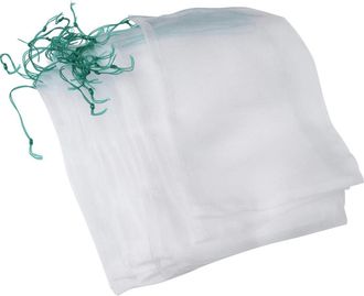 Cabilock Pflanzentaschen Obstschutzbeutel Gemüsenetz Obstnetz mit Kordelzug Nylon Netzbeutel Netz gegen Fruchtfliegen Vogel Pflanzenfrucht Schutzbeutel für Tra