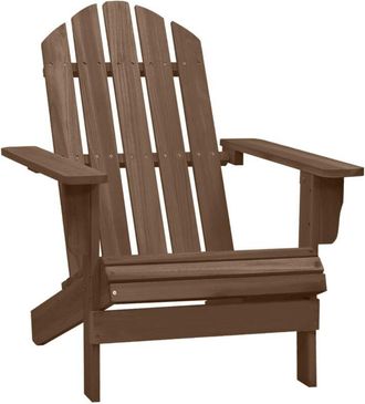 vidaXL Gartenstuhl Holz Braun vidaXL