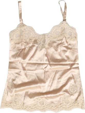 Dolce & Gabbana Femme, Tops, Beige, Taille: 40 FR Top Lingerie