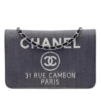 Chanel Pre-owned Wallet on Chain - - Pre-owned - Damen - Blau - ONE SIZE