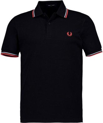 Fred Perry Herren Polo-Shirt schwarz
