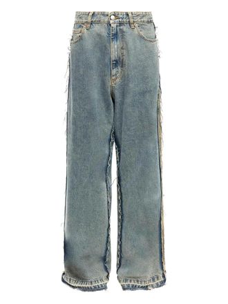 Maison Margiela Jeans mit weitem Bein - Blau