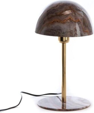 Amadeus Amadeus - Lampe Basile marron marbr&eacute; 36 cm