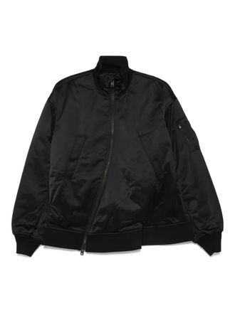 Yohji Yamamoto veste bomber zippée - Noir
