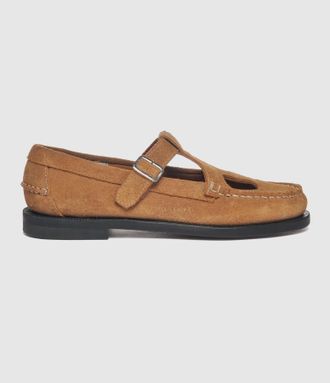 Sebago Moccasins Angelina Fleshout Woman Full Beige Camel