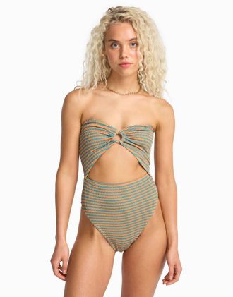 Billabong Summer Hi Andrew - Maillot 1 pi&egrave;ce &eacute;chancr&eacute; - Bleu baie