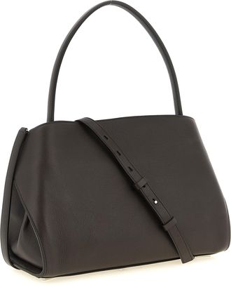 Ferragamo Calfskin Leather Shoulder Bag - Brown