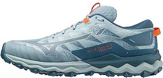 Mizuno Chaussures de Course Wave Daichi 7 Trail pour Homme, Forget Me Not Provincial Bleu Orange Clair, 40.5 EU