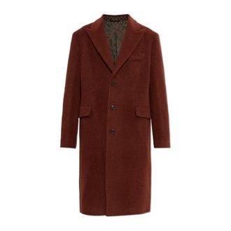 Etro Wollmantel mit Einzelschlitz - - Coats - Herren - Braun - L