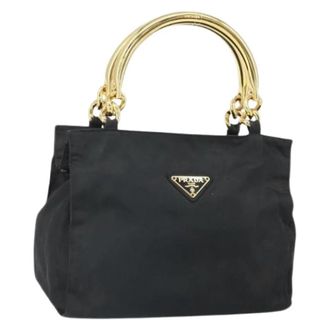 Prada Pre-owned Nylon Handtasche - - Pre-owned - Damen - Schwarzk - ONE SIZE