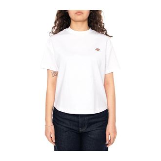 Dickies Oakport Boxy SS Tee - - Tops - Damen - Wei&szlig; - XS