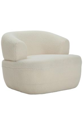 CARRYHOME Sessel, Creme, Textil, 82x64x80 cm, Stühle