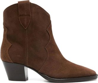 Anna F. Femme, Chaussures, Brun, Taille: 36 EU Botte Texane