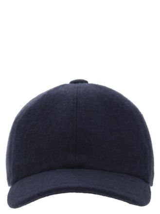 Fedeli Caps & M&uuml;tzen - Baseball Cap In Exclusive Cashmere - Gr. L - in Schwarz - f&uuml;r Damen