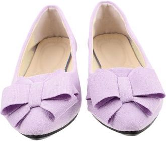 Valiclud Ballerines Plates Légères pour Femme avec Noeud Chic Élégants Chaussures de Travail et Mariage pour et Usage