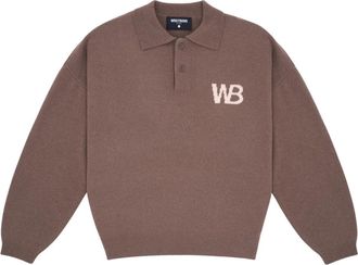 Worst Behavior Wrstbhvr, Femme, Pulls, Brun, Taille: 36 FR Marley V2 Polo Sweater