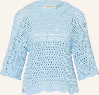 Moss Copenhagen Msch Copenhagen Strickshirt Mschtabitha Fairyn blau
