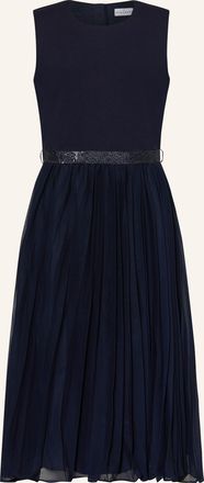 Danamade Danamade Cocktailkleid Mit Plissees Und Glitzergarn blau