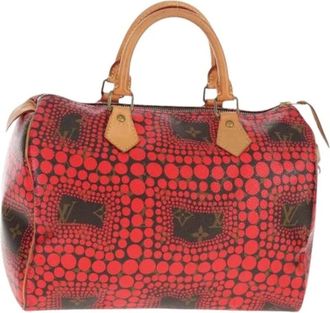 Louis Vuitton Sac &agrave; main en toile Pre-owned - Femme - Pre-owned - Rouge - Taille: ONE Size