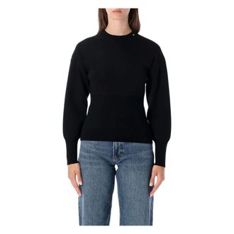 Anine Bing Round-Neck Strickwaren - - Knitwear - Damen - Schwarzk - M