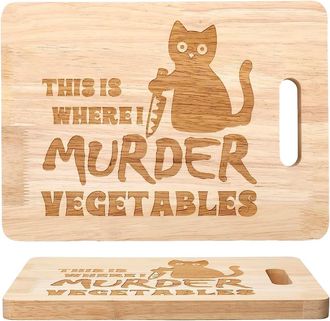 Generic Halloween Schneidebrett - Schwarzes Katze Design Holzschale, Dekorative Küchenschneidfläche | Hackbrett Mit Schwarzem Katzenmuster Für, Käse, Einfache