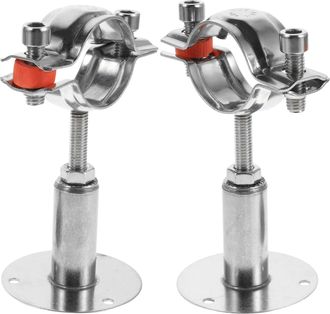 TOPBATHY 2 St&uuml;ck Wand Weinregale Metall Flaschenhalter Verstellbar 38 40mm bis 50 95mm Minimalistisch Wandmontiertes Weinregal f&uuml;r K&uuml;che Bar Weinkeller