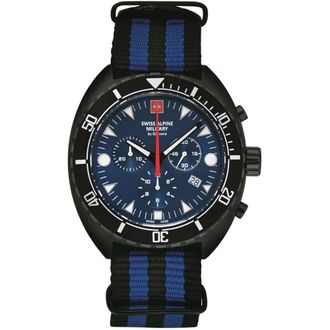 Swiss Alpine Military Quartz Uhr - - Accessories - Herren - Schwarzk - ONE SIZE