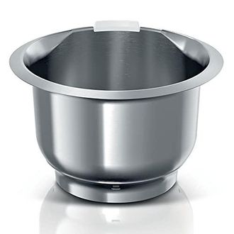 Bosch Electrom&eacute;nager - MUZS2ER Bol m&eacute;langeur en acier inoxydable - Bol Inox pour MUMS2 - Accessoires cuisine - Argent