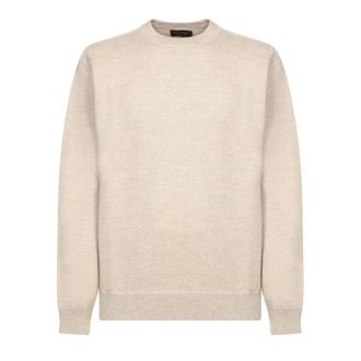Dell'Oglio Homme, Pulls, Beige, Taille: M Tricot Beige Aw24