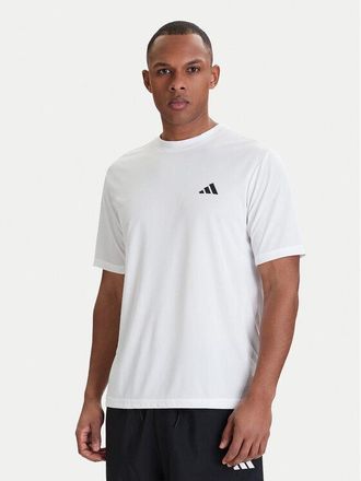 adidas Technisches T-Shirt Workout Essentials Base KD5453 Wei&szlig; Regular Fit