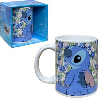 Cartoon Stitch, Lilo & Stitch, Keramikbecher, Disney, Becher, 350 ml, in Dose