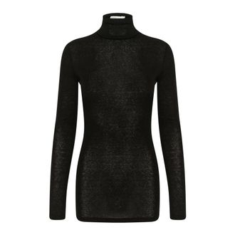 Karen by Simonsen Meteorit Rollkragen Top - - Knitwear - Damen - Schwarzk - L