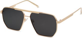 Sojos Retro Quadratische polarisierte Sonnenbrille Damen Herren Vintage Sonnerbrillen mit UV400 Schutz SJ1161-56