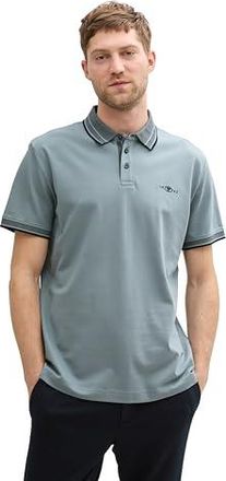 Tom Tailor Tom Tailor 1045629 Polo pour Homme, 27475 - Gris Menthe, XL