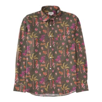 Hartford Homme, Chemises, Multicolore, Taille: L Chemise à imprimé jungle