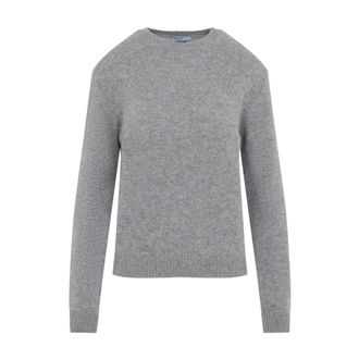 Prada Kaschmirpullover - - Knitwear - Damen - Grau - S