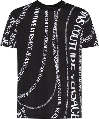 Versace Jeans Couture Homme, Tops, Noir, Taille: M Maglietta T-Shirt